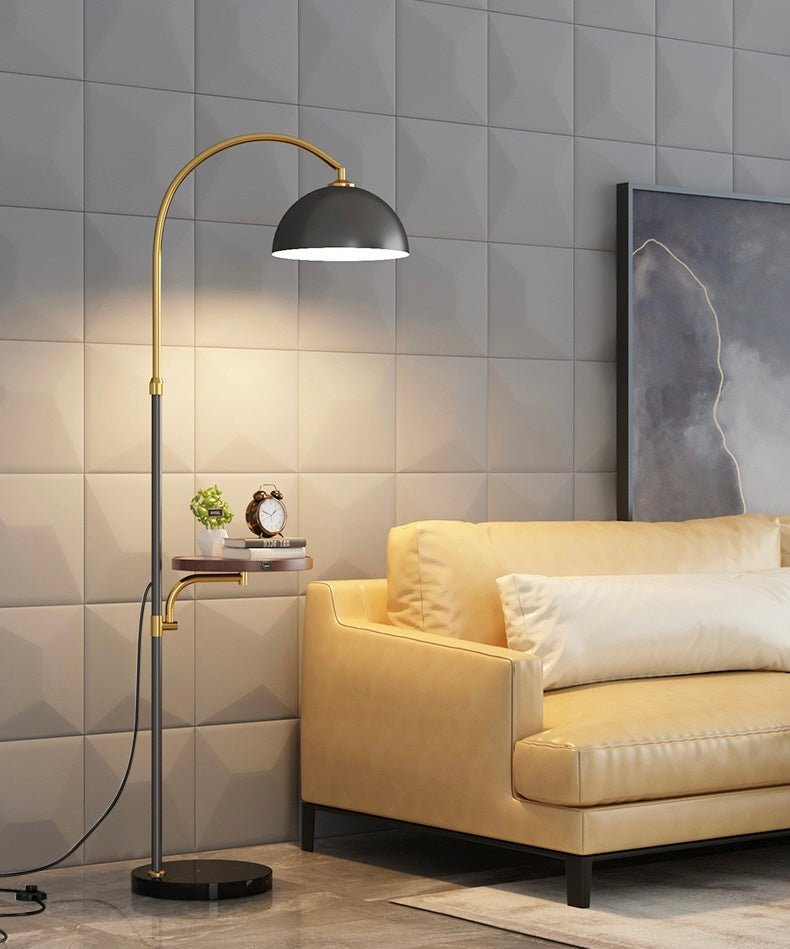 Lilwa black and gold Floor lamp – SHAGHAF HOME