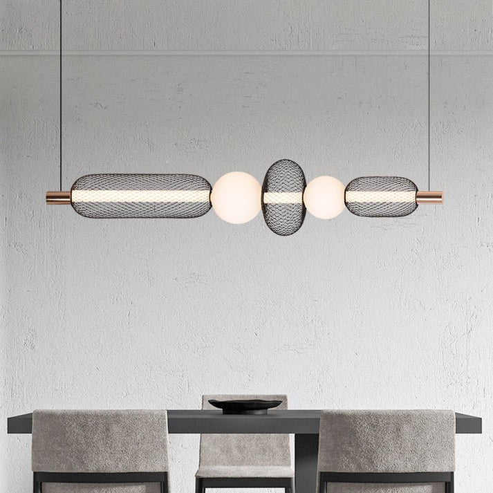 Modern Mesh Globe Pendant Chandelier for Dining Rooms – SHAGHAF HOME