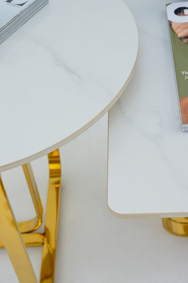 Minimalist style coffee table set – SHAGHAF HOME